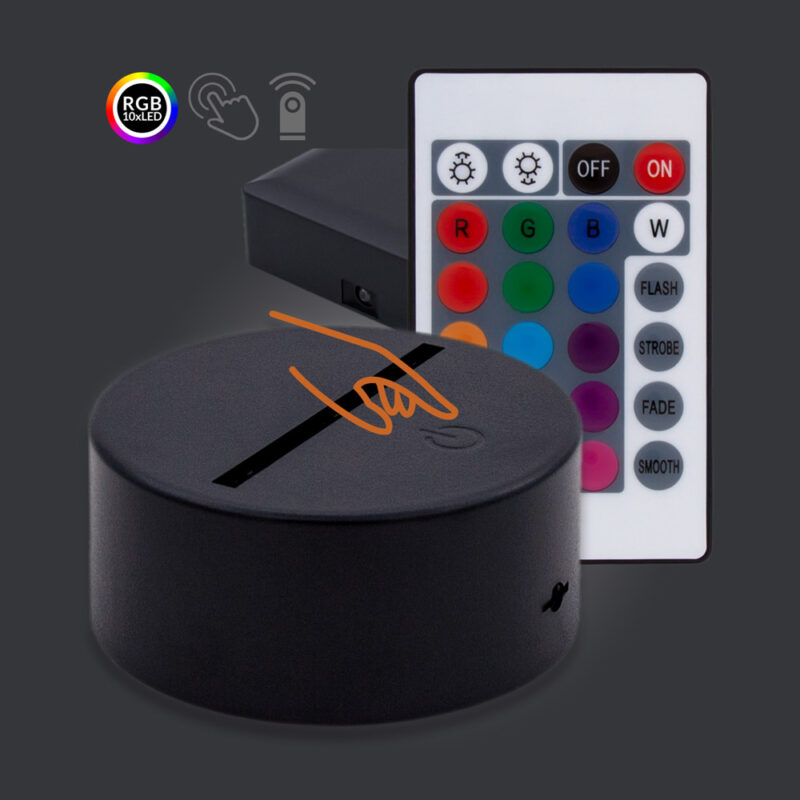 Classic LED Touch Lamp Base Remote Control Display Stand